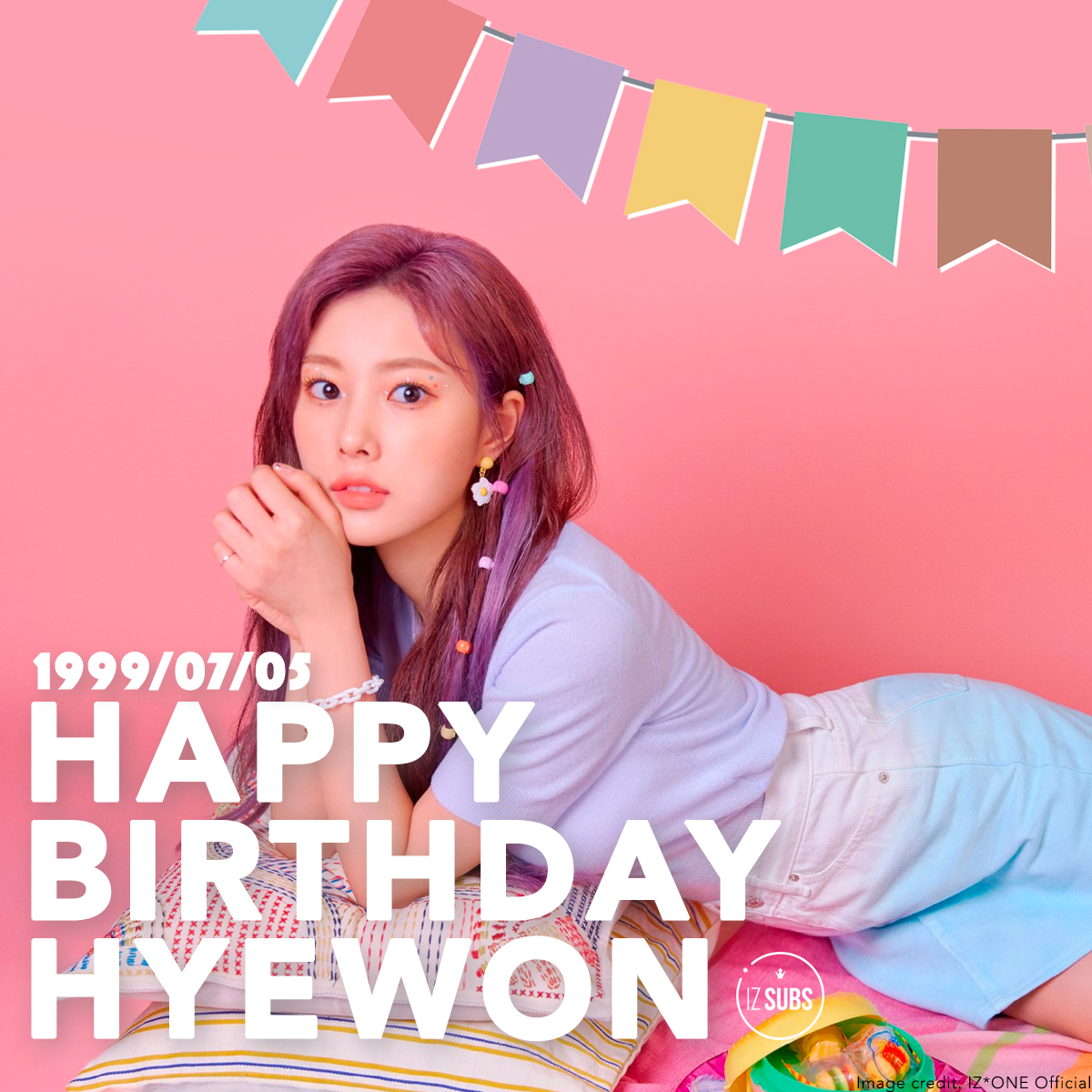 200705 Happy Hyewon Day!🎂 – IZ*SUBS